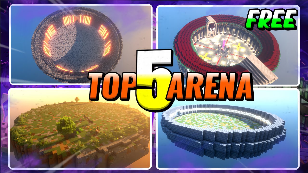 Top 5 Minecraft Arena | PVP Arena Schematic Download | Best Minecraft ...