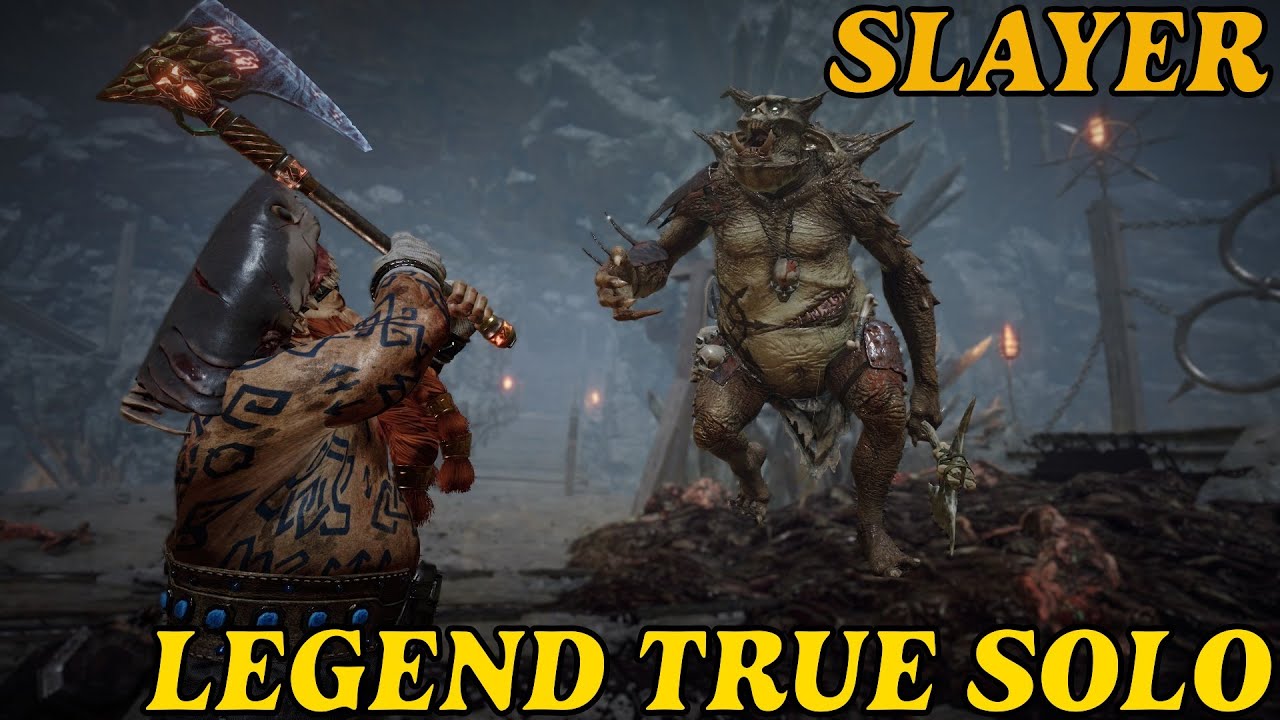 Hunger in the Dark - Slayer - Legend True solo - Great Axe/Throwing ...
