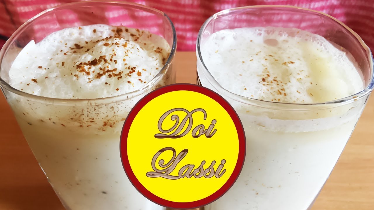 Doi Lassi Recipe | দই লস্যি | Tok doi er lassi recipe - YouTube