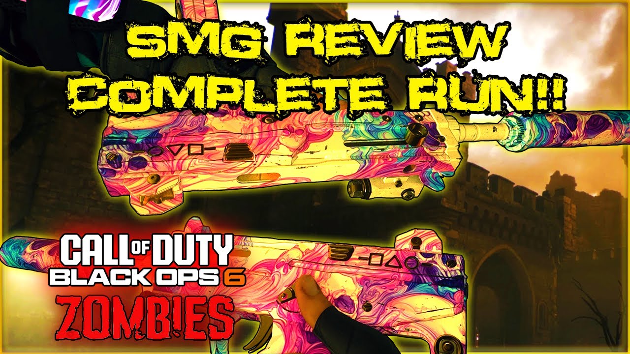 BO6 ZOMBIES FULL SMG REVIEW RUN NO EDITS!! INSANE FIRE RATE!!! # ...