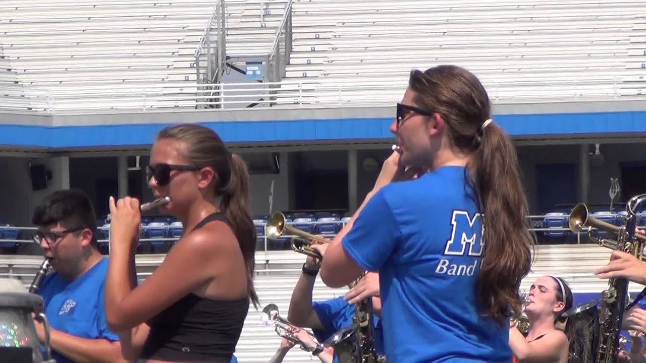 MTSU Band Practice (9-5-15) Part A - YouTube