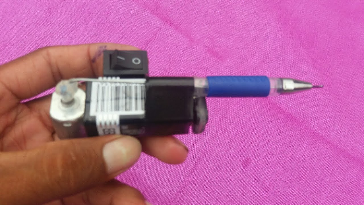 how to make a tattoo machine from motor - YouTube