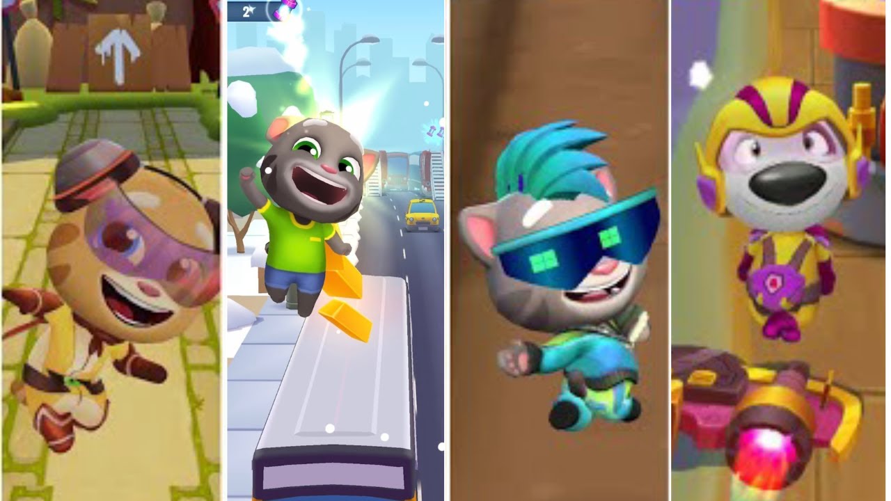 Talking Tom Gold Run | Talking Tom Hero | Talking Tom Time Rush | Game ...