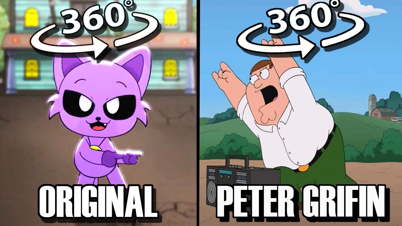 360º VR Hey boogie boogie bam bam vs Peter GRIFIN | Smiling Critters ...