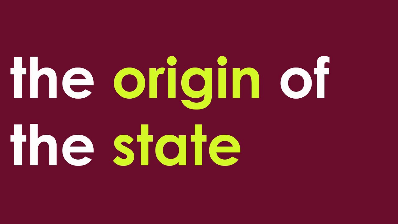 Origin of the State - QSARecord - YouTube