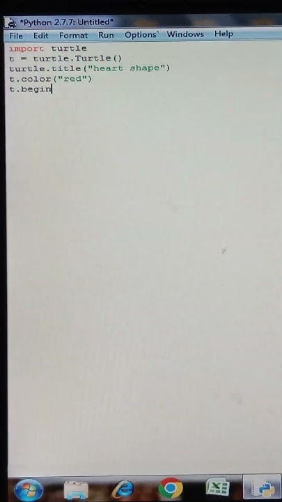 How To Make Heart ️ Shape Using Python Script Programming Coding Pythonprogramming Python