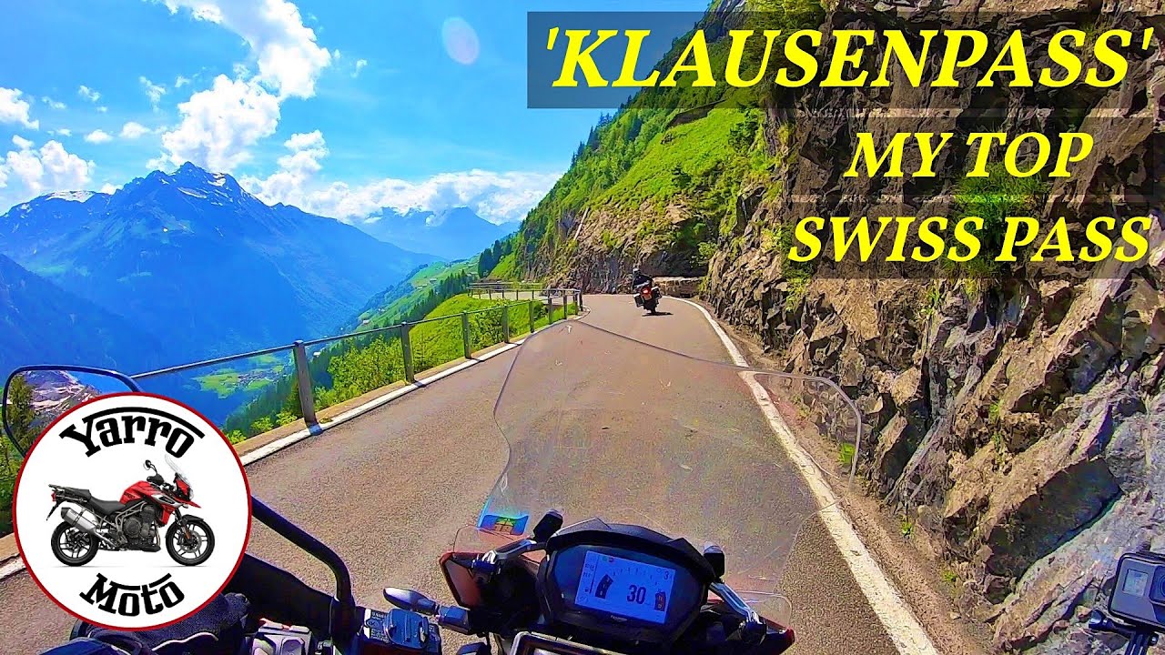 Motorcycle ride via the Klausenpass, Switzerland. - YouTube