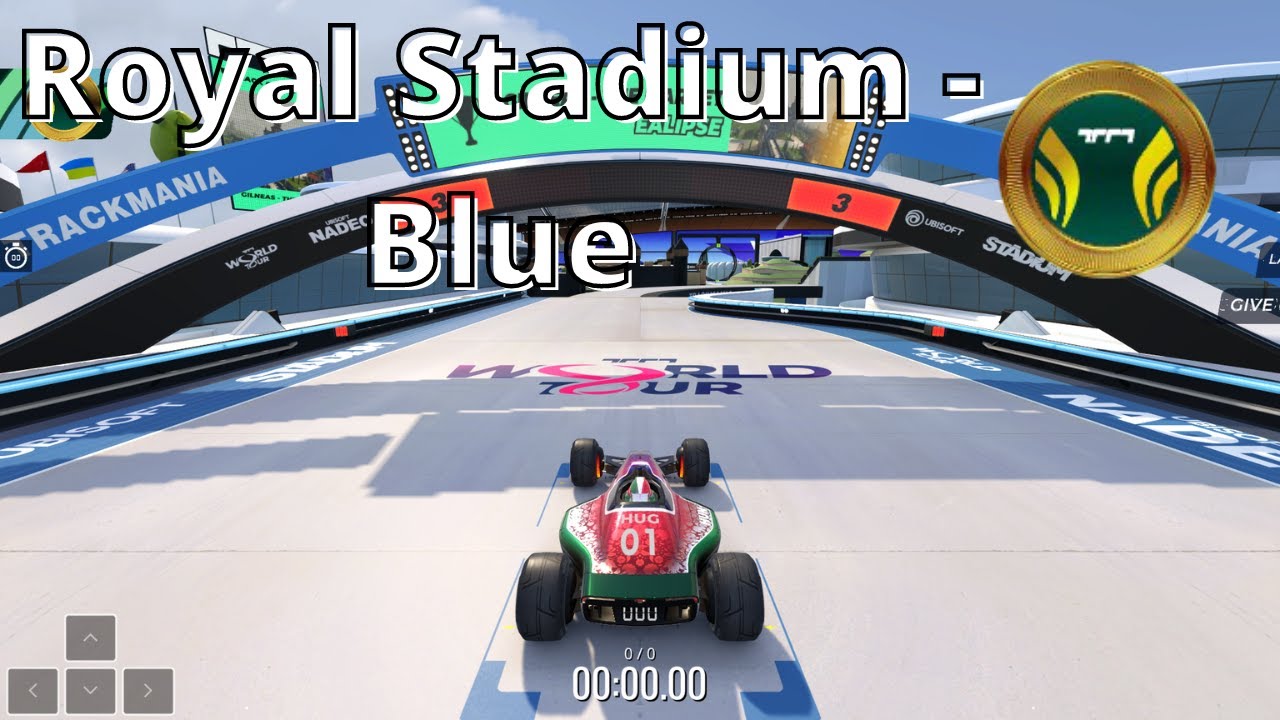 Trackmania - Royal Stadium - Blue - Random Map Author Medal #183 - YouTube