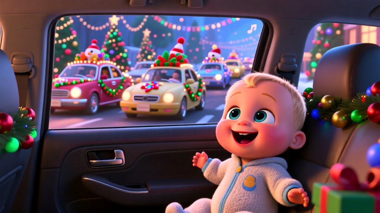 Xmas Car Parade w Baby 🎄🚗 Fun Christmas Vehicle Song for Kids | Holiday ...