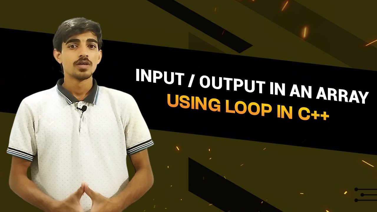 How To Input And Output Into An Array Using Loop In C Youtube 3914