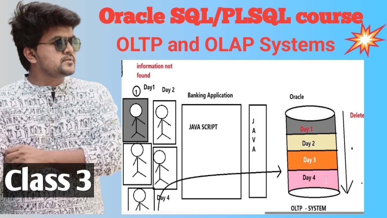 Oracle SQL/PLSQL -class 3- OLTP VS OLAP data base systems in the real ...