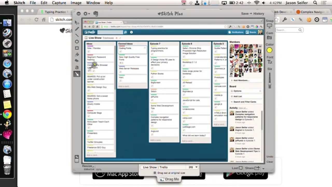 Typing.io | JavaScript Full Screen API | Skitch App | The Treehouse Show Episode 7 - YouTube