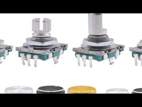 5/10pcs 20 Position Incremental 360 Rotary Encoder Knob Button Switch EC11 Arduino Digital ...