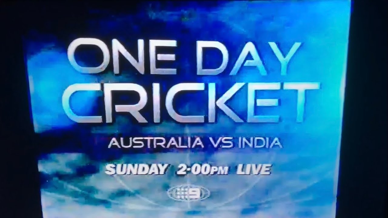 Channel Nine Cricket Australia vs India VB Series 2003/04 Promo - YouTube