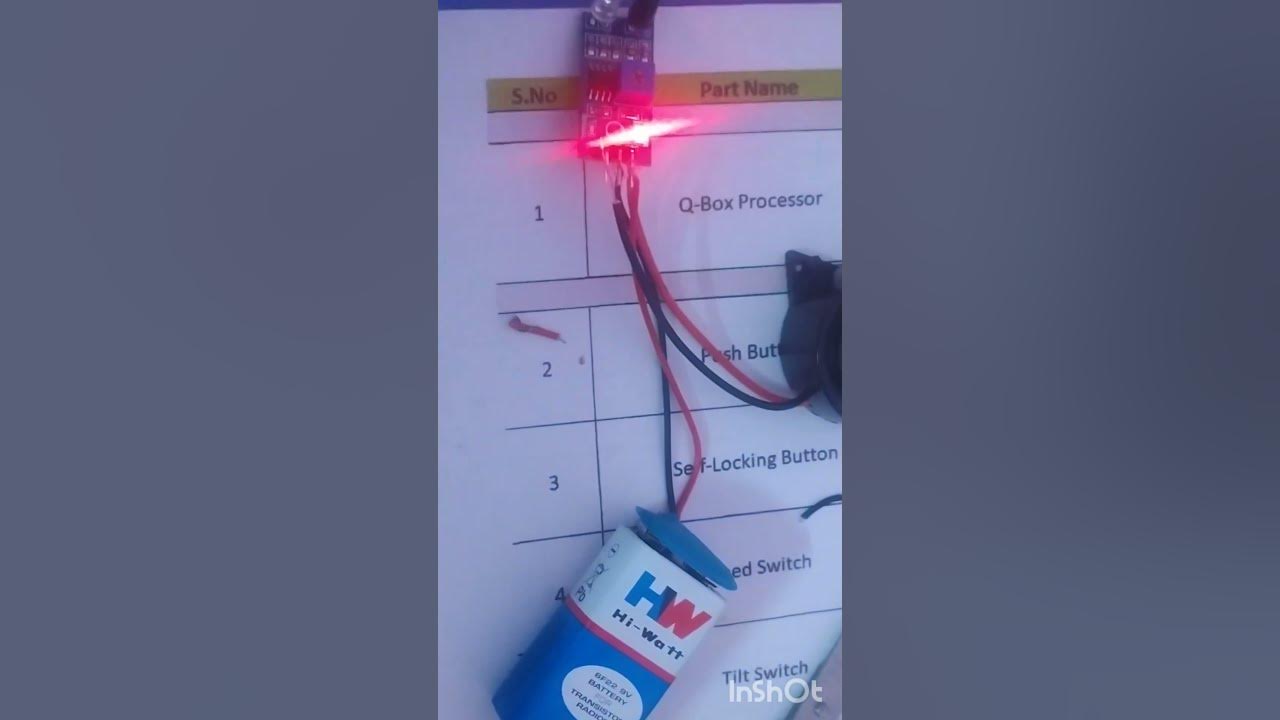 Automatic buzzer using IR sensor,buzzer and HW battery - YouTube