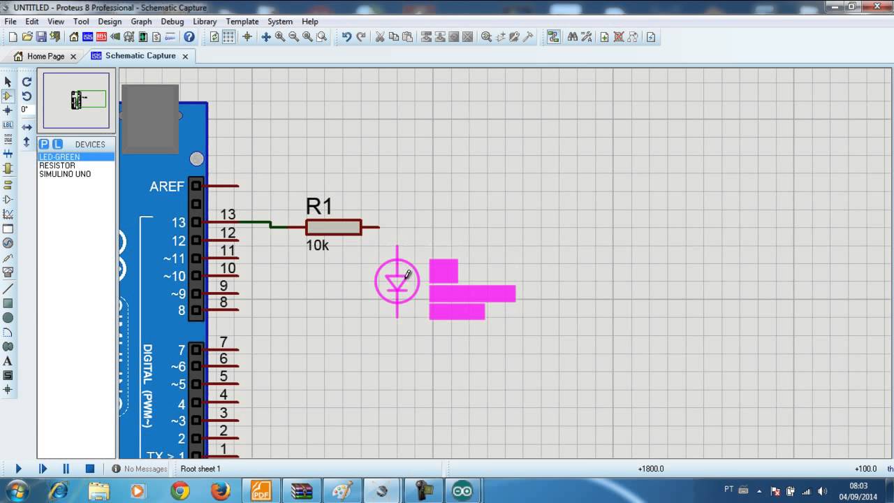 Simulando arduino no computador Isis Proteus - YouTube