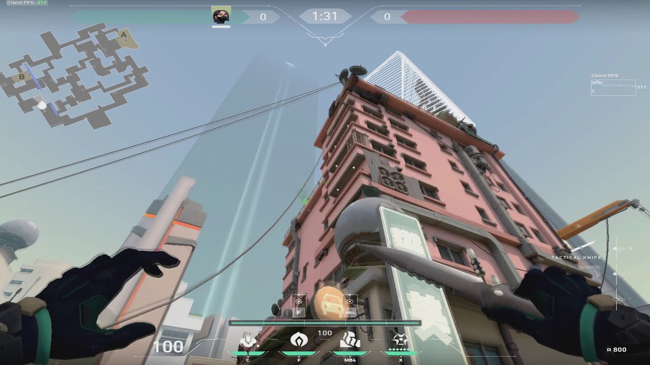 Valorant Viper Smoke Split B Heaven - YouTube