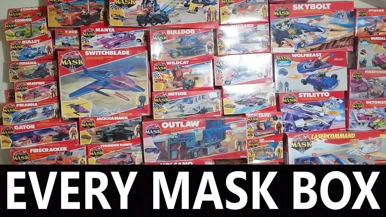 RETRO-WED: EVERY VINTAGE KENNER MASK BOX MADE FROM SERIES 1 THROUGH ...