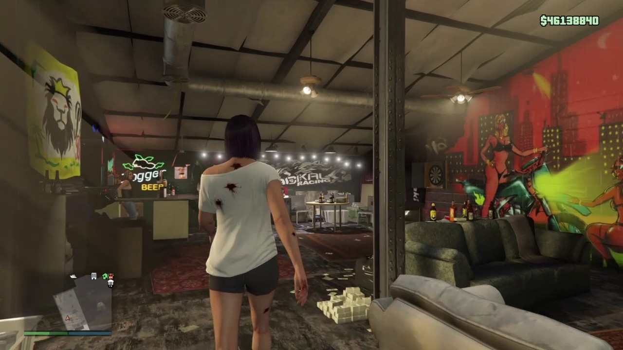 GTA V Online Downtown Vinewood Motorcycle Clubhouse (11 of 12) - YouTube