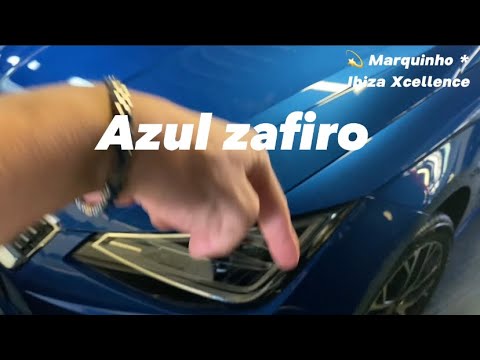🔵 Seat Ibiza color AZUL ZAFIRO | Colores Disponibles #seatibiza - YouTube