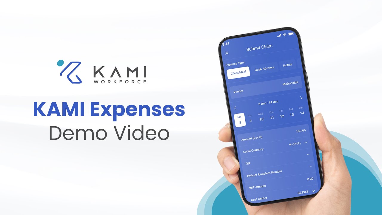 KAMI Expenses Demo Video - YouTube