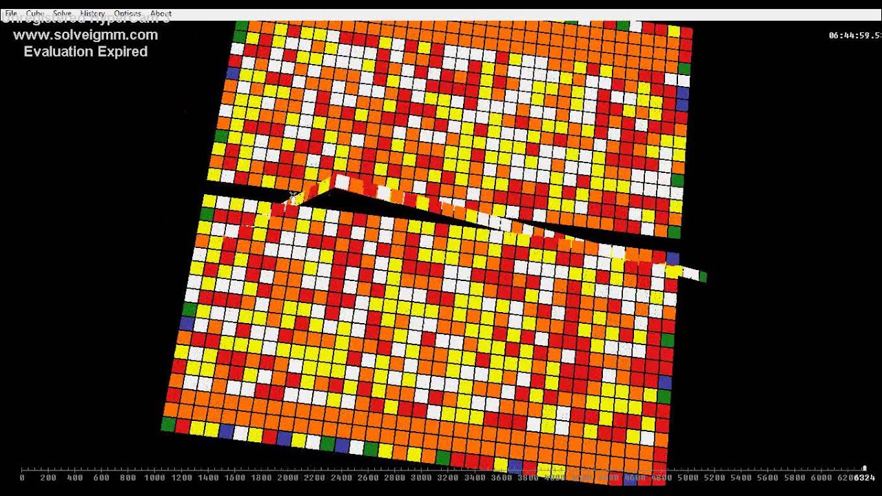 35x35x35 Rubik's cube solve (full solution) - YouTube