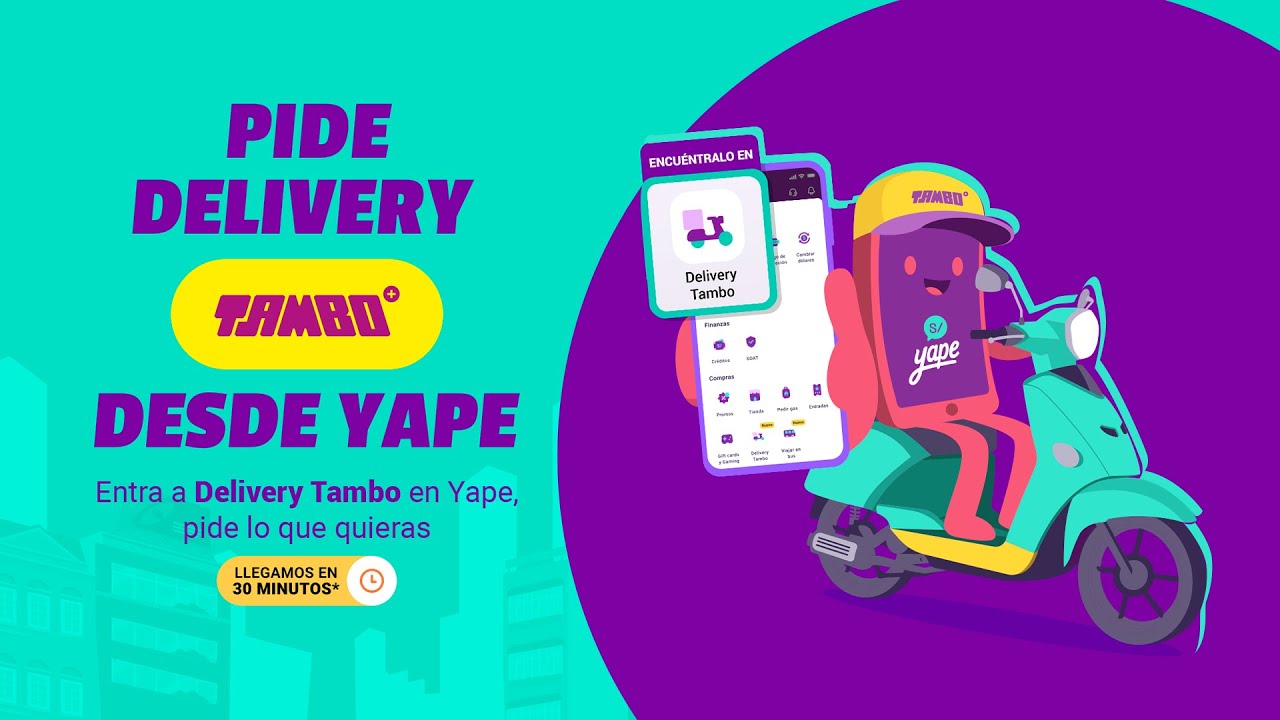 #DeliveryDirectoATuPuerta | ¡Yape y Tambo se unen! 🛒💜 - YouTube