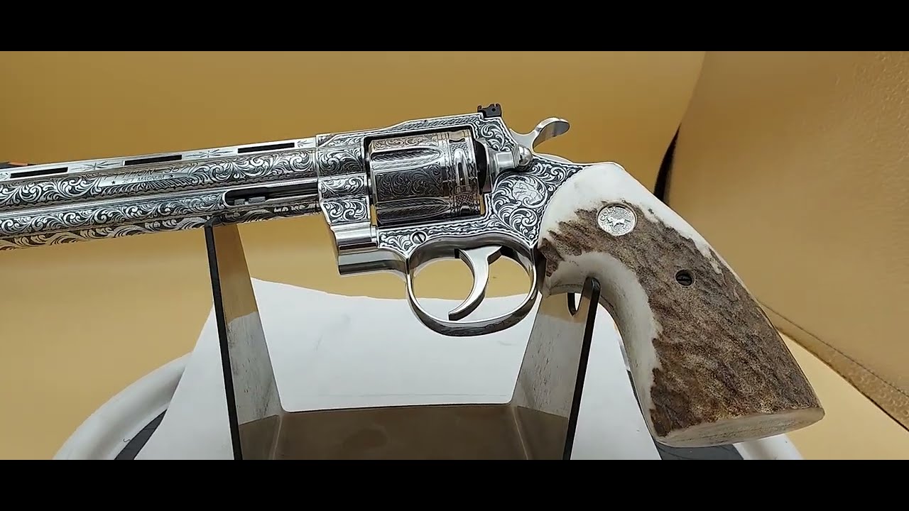 Python, Colt Hand Engraved - YouTube