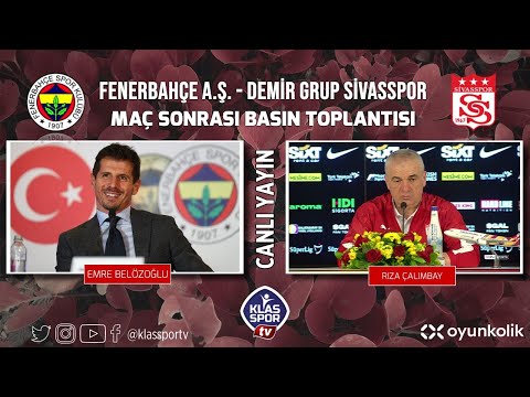 Fenerbahçe - Sivasspor Basın Toplantısı ᴴᴰ (CANLI)
