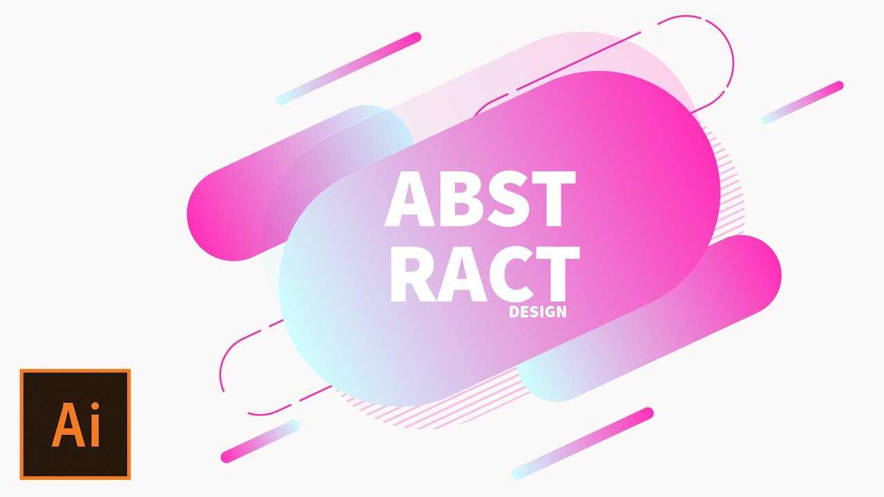 Create simple abstract background vector in illustrator | ai tutorial ...