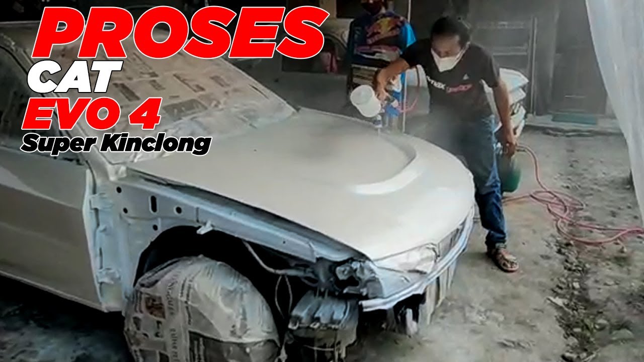 Custom Modification Mitsubishi Lancer CK4 Evo 4, Proses Cat Super ...