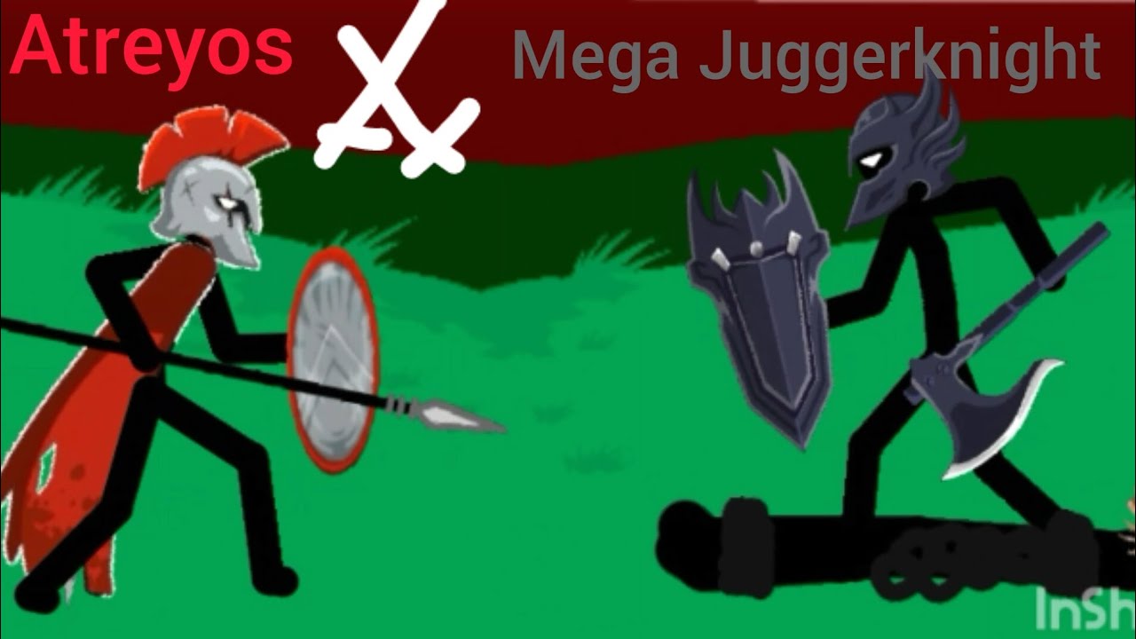 Atreyos VS Mega Juggerknight Stick War III Animation - YouTube