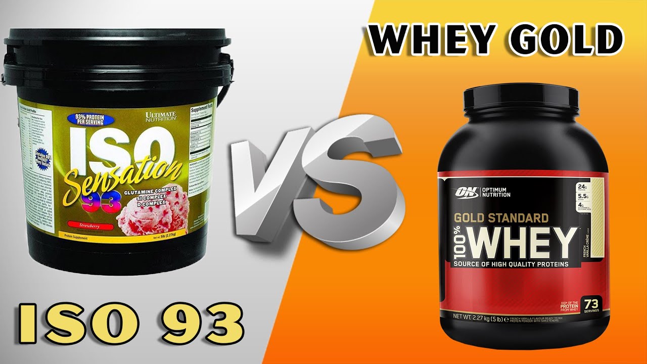 So Sánh Iso 93 VS Whey Gold Hỗ Tăng Cơ Nhanh , Phát Triển Cơ Bắp - YouTube