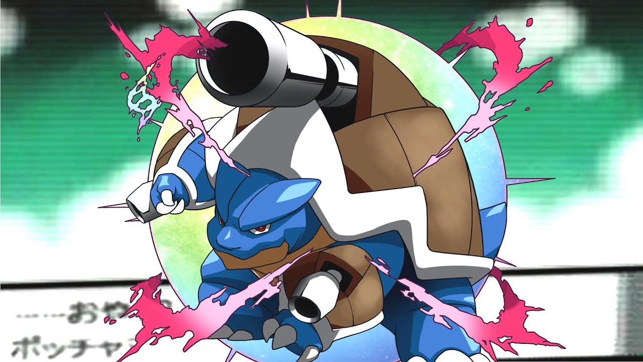 Pokemon X/Y: Blastoise's Mega Evolution! - Speed Art - YouTube