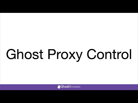Ghost Proxy Control - YouTube