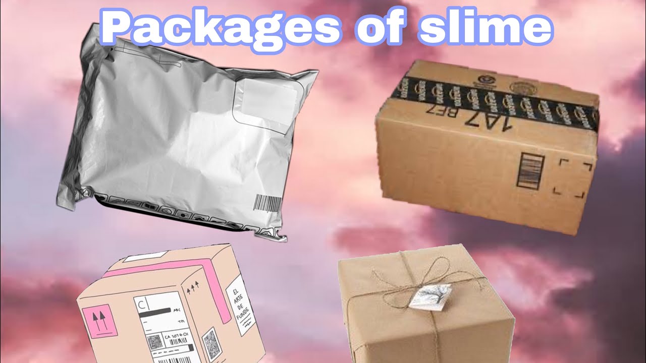 Opening packages of slime #9 | slime Asmr - YouTube