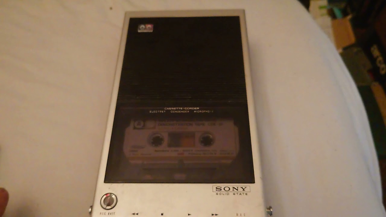 Sony TC-110 - YouTube