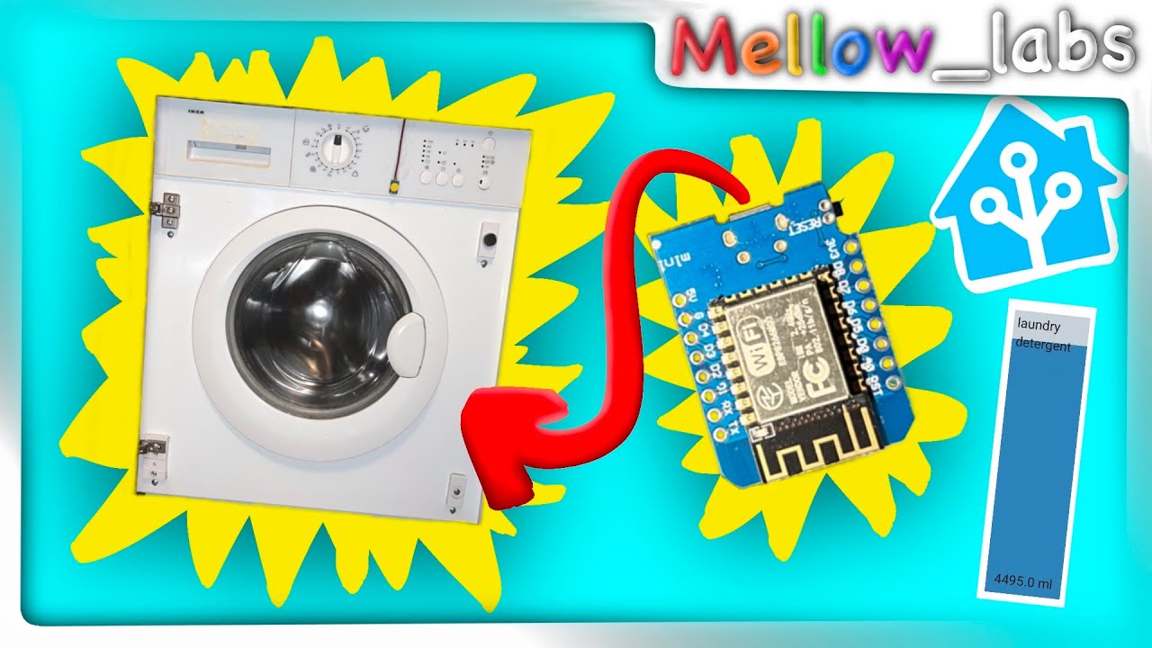 DIY Smart Washing Machine V2 (cheaper, smaller, easier) - YouTube
