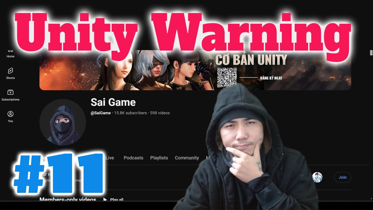 Unity Warning là gì ? Cơ bản Unity 3D C# - E11 - YouTube