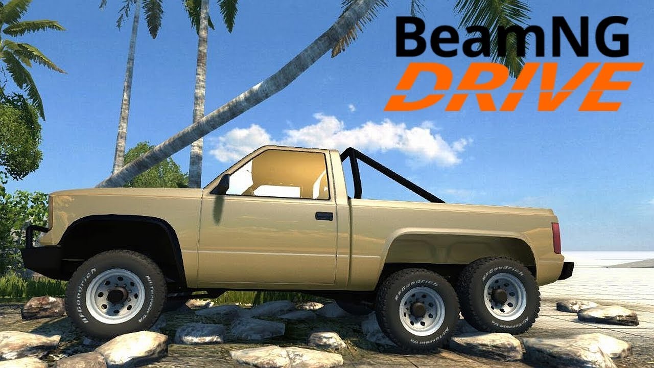 BeamNG DRIVE Alpha - Gavril D Series 6x6 Version at the Test Track ...