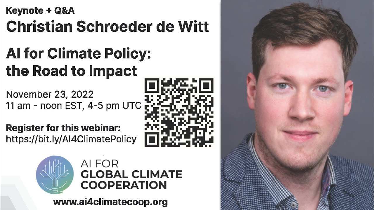 AI4GCC Talk Series: AI for Climate Policy: The Road to Impact by Dr ...