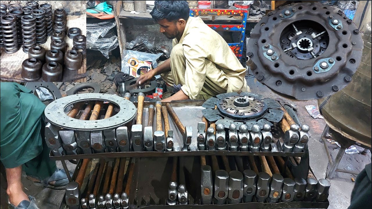 Complete Rebuild Process of Clutch plates | Clutch Box Lining/Fitting ...