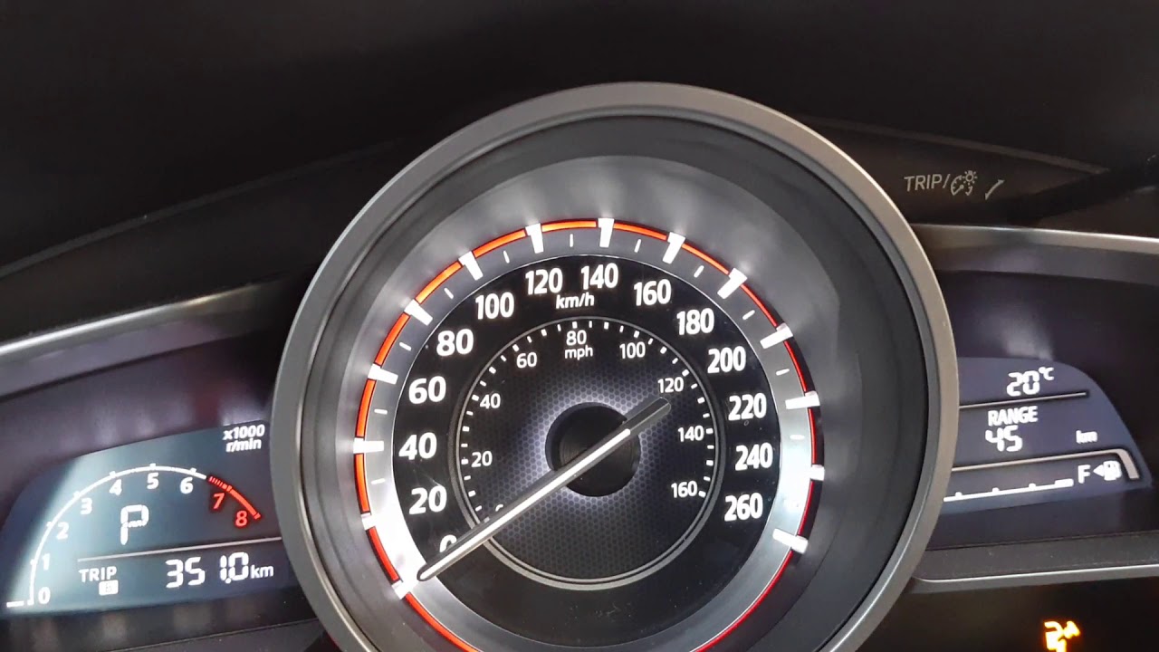Mazda 3 2014-2018 Instrument Cluster - YouTube