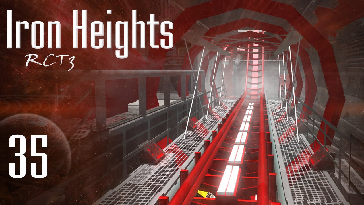 (RCT3) Iron Heights [Part 35] "Holding Breaks/Ride End" - YouTube