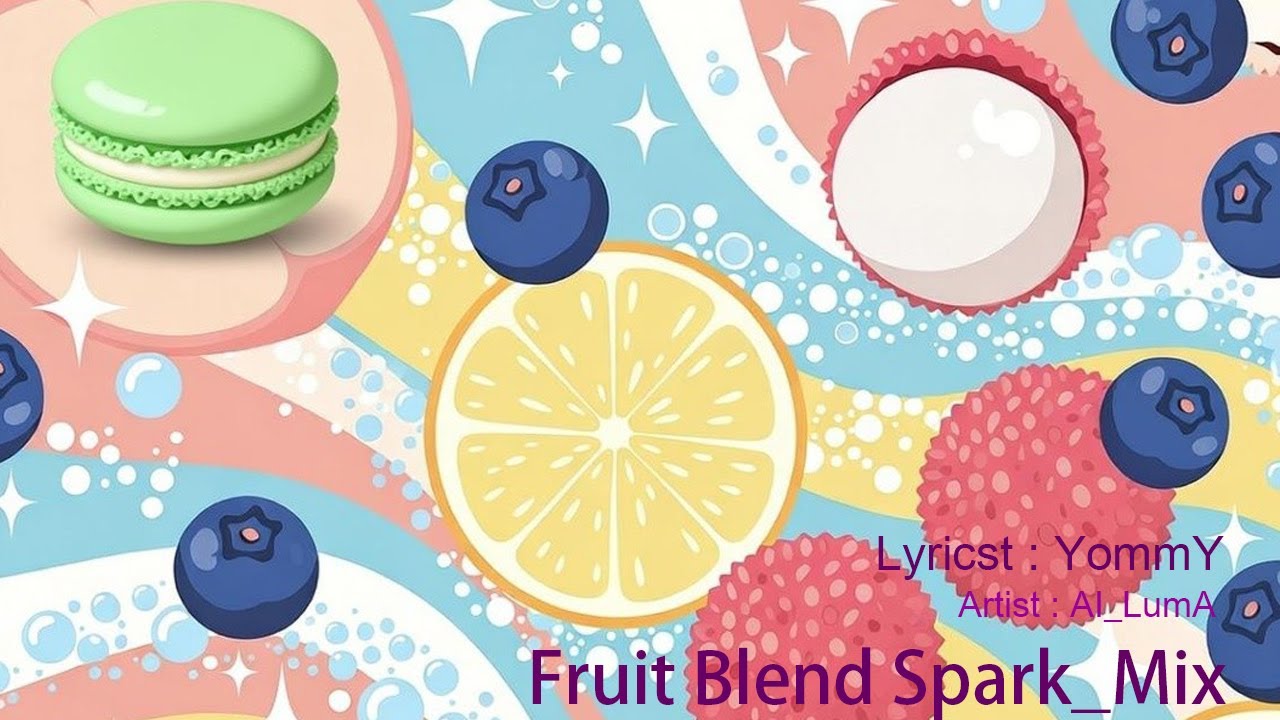 Fruit Blend Spark – Fruit Blend Macaron 🍓🍑🍋 - YouTube