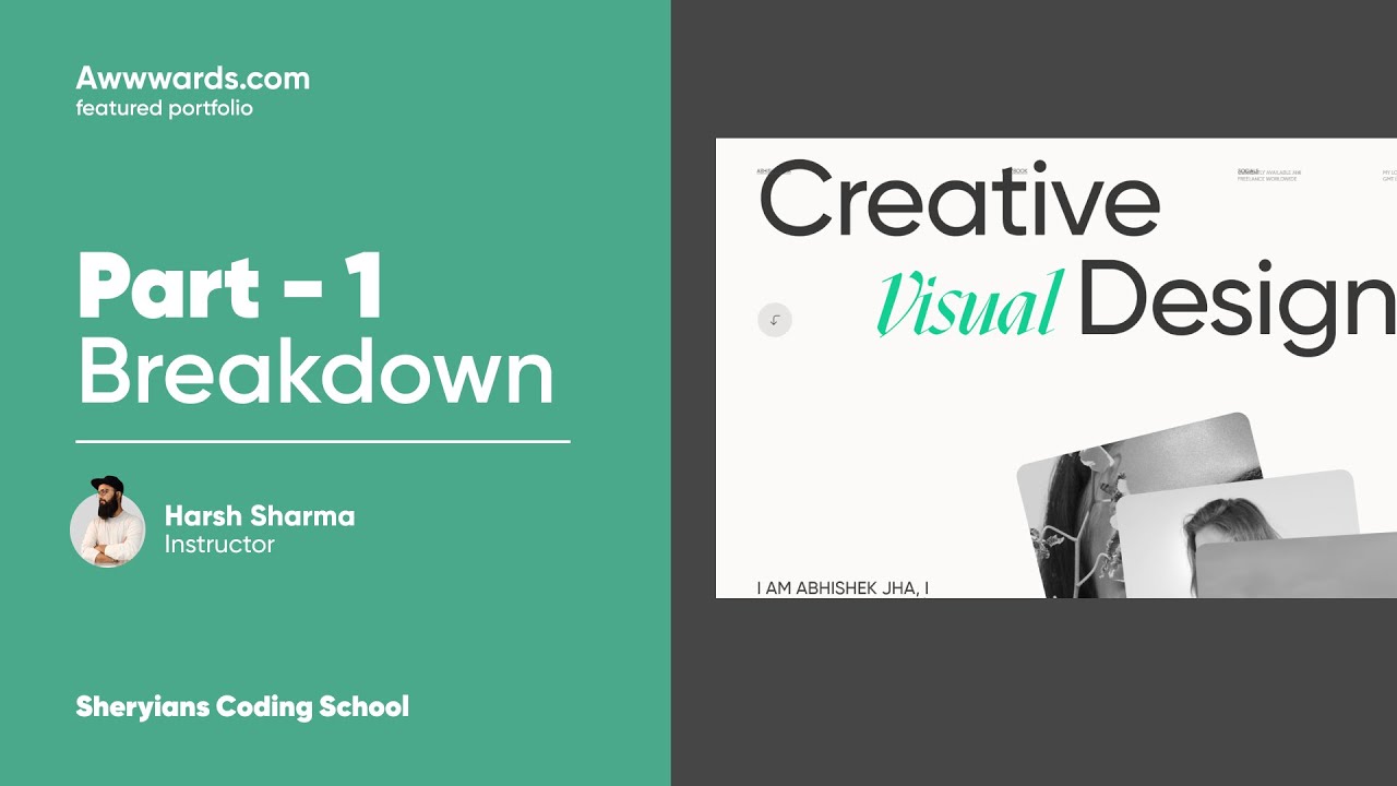 Breaking Down Loading Animation | Part 1 | Portfolio Website | Awwwards ...
