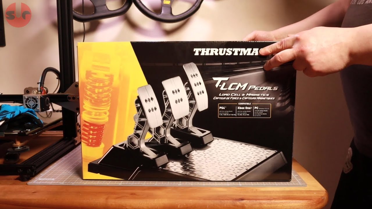 Thrustmaster T-LCM pedals unboxing and inspection! - YouTube