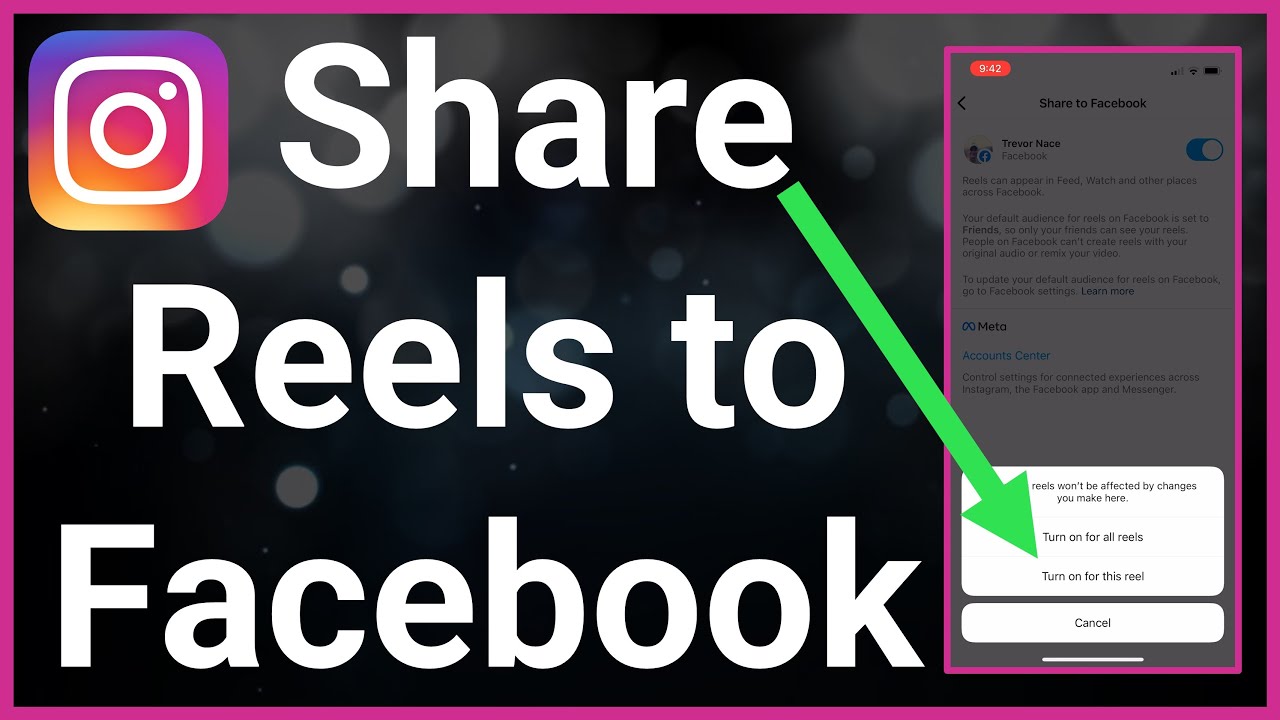 How To Share Instagram Reel To Facebook YouTube How To Share Instagram Reel To Facebook YouTube