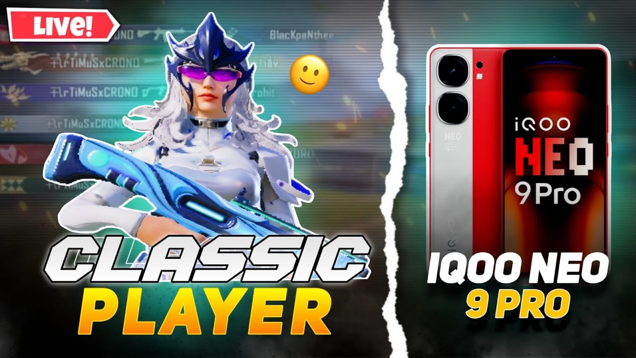 🔴BGMI LIVE - ULTIMATE ROYALE PRACTICE - IQOO NEO 9 PRO - YouTube