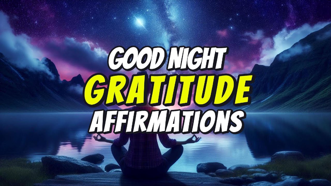 Powerful Bedtime Affirmations for a Peaceful Sleep - YouTube